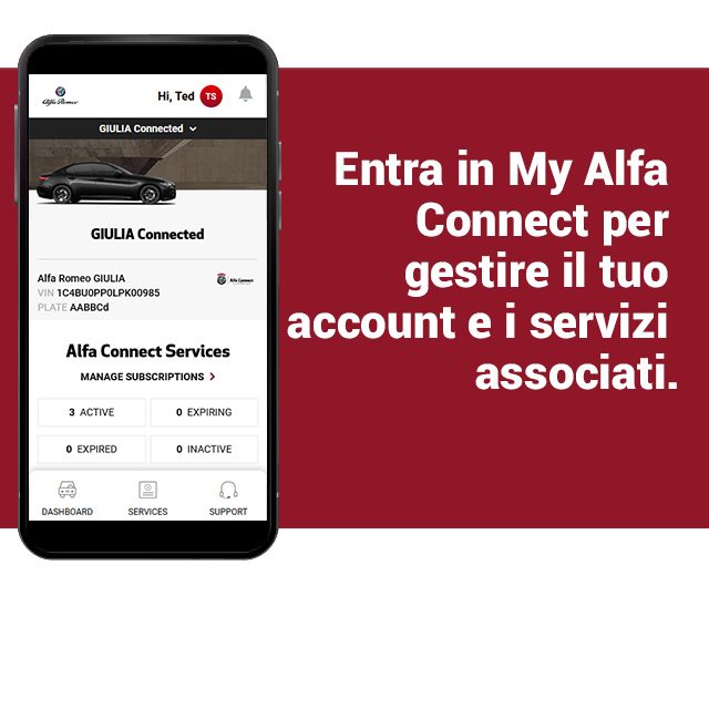 Alfa Connect Services | App smartphone Alfa Romeo | Mopar
